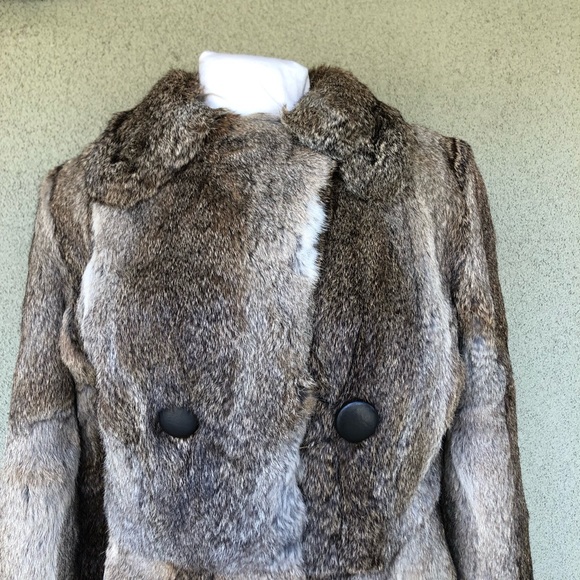 Vintage | Jackets & Coats | Vintage Rabbit Fur Long Coat | Poshmark